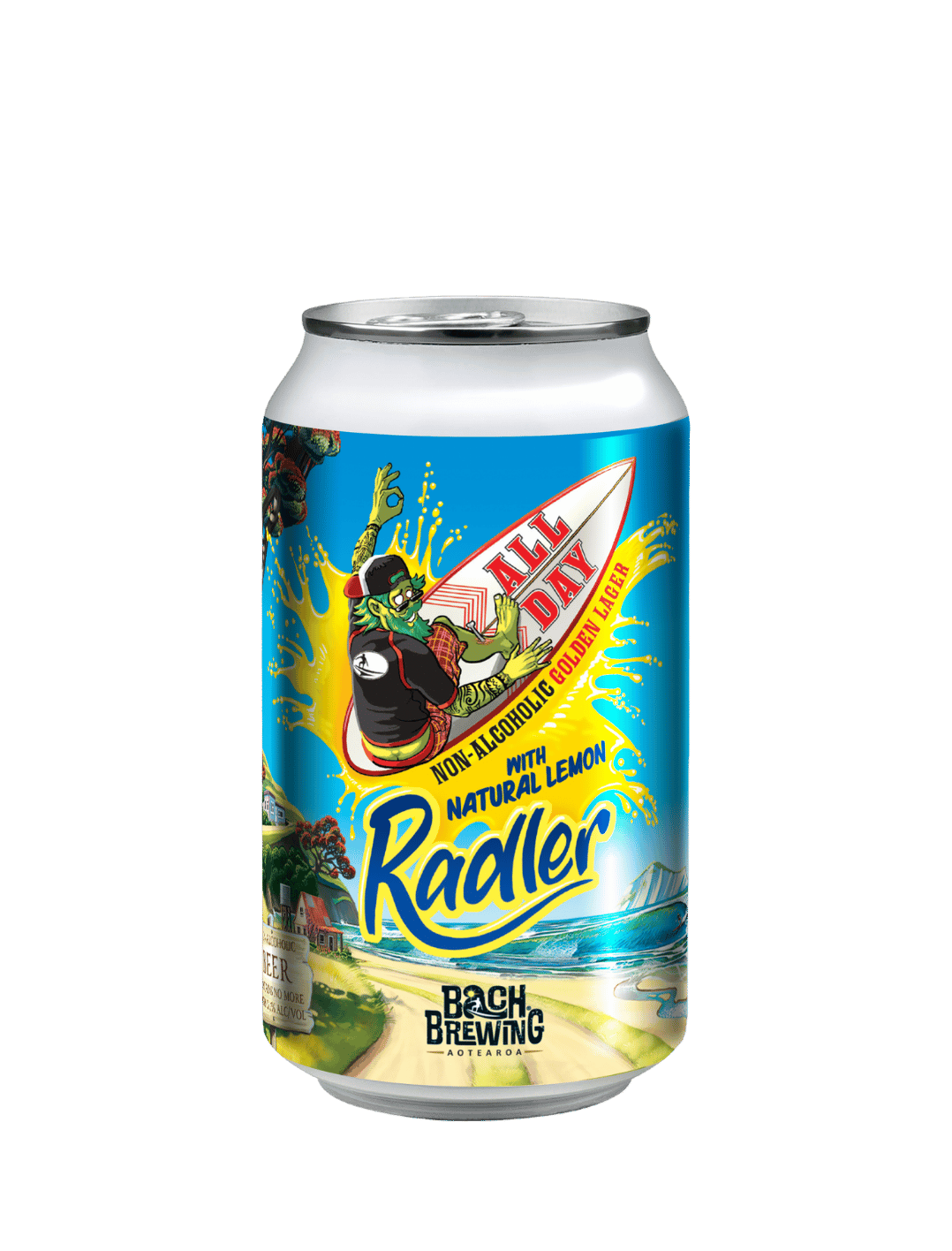 All Day LEMON RADLER non alc IPA 24x330ml cans – Bach Brewing