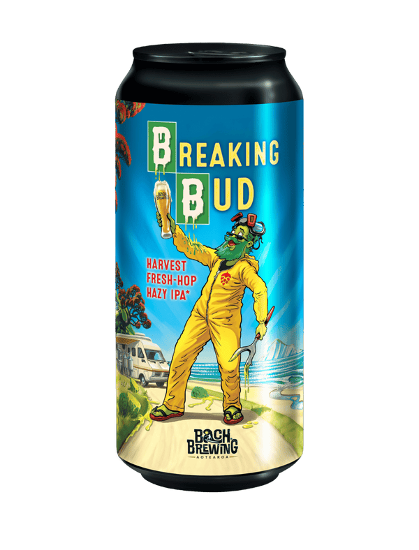 Breaking Bud Harvest Fresh-Hop Hazy IPA 12x440ml cans – Bach Brewing